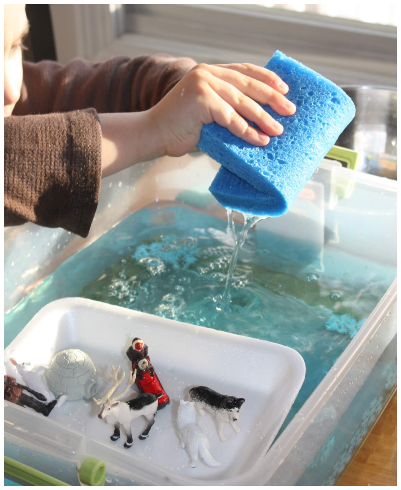 Arctic Sensory Play Ice Melt Science For Kids Arctic Sensory Play Ice Melt Science For Kids