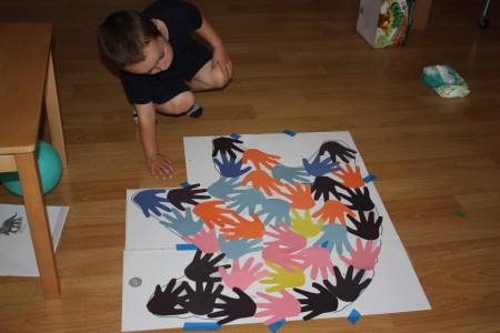 Dino Footprint Activities For Kids - Little Bins for Little Hands