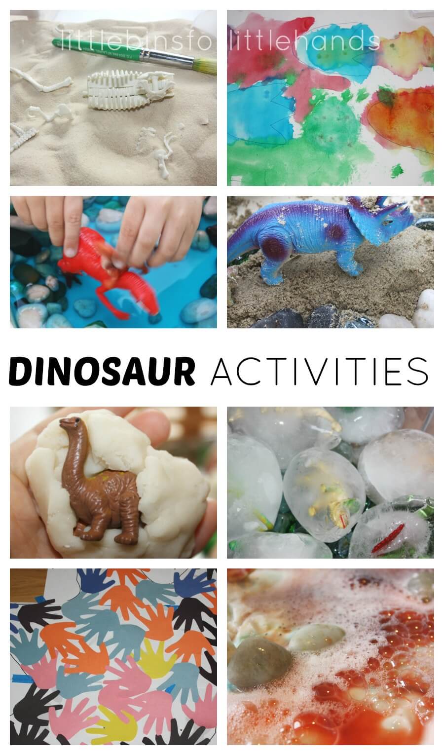 Fun Dinosaur Activities For Preschoolers Little Bins For Little Hands