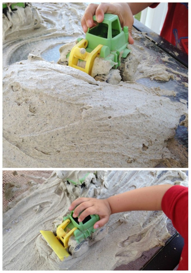 Sand Foam For Sensory Play | Little Bins for Little Hands