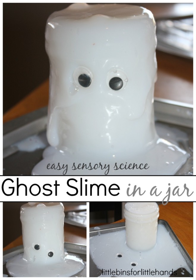 Spooky Halloween Slime - Little Bins for Little Hands
