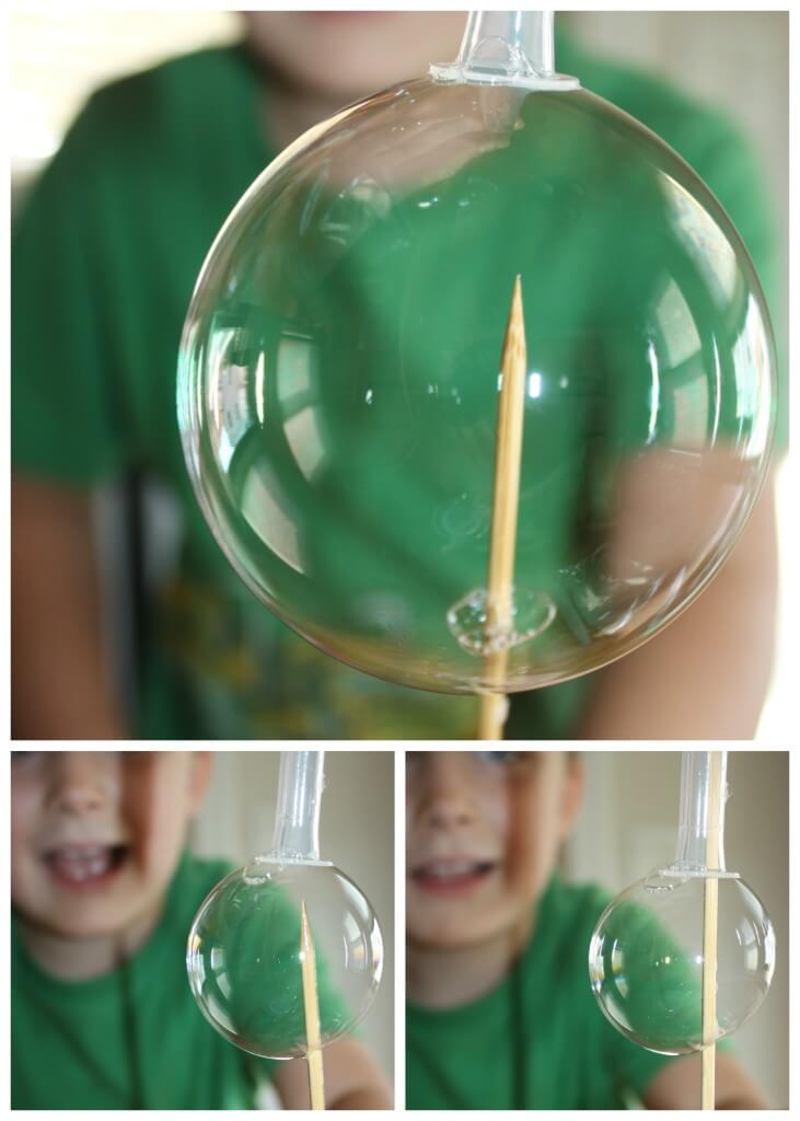 Bubble Science with Bouncing Bubbles | Little Bins for Little Hands