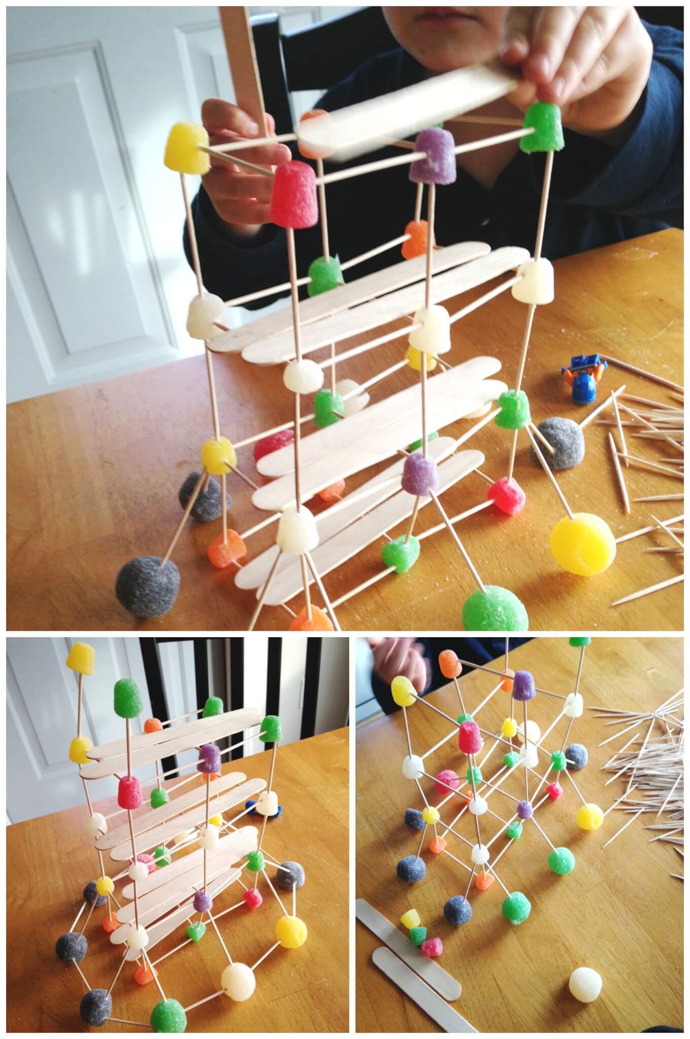 Gumdrop Bridge STEM Challenge Little Bins For Little Hands Gumdrop Bridge STEM Challenge Little Bins For Little Hands