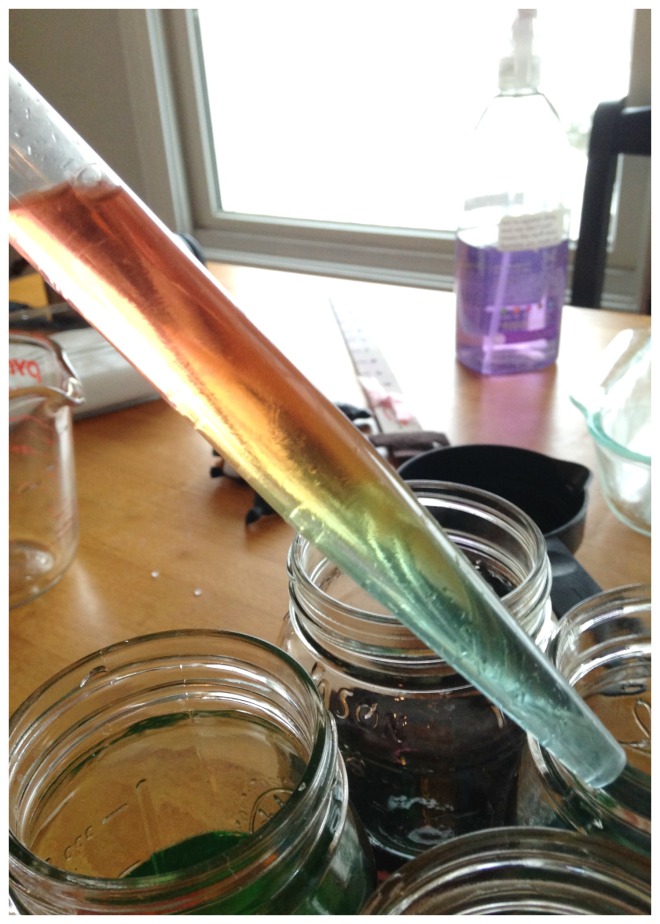 Rainbow In A Jar Density Experiment - Little Bins for Little Hands
