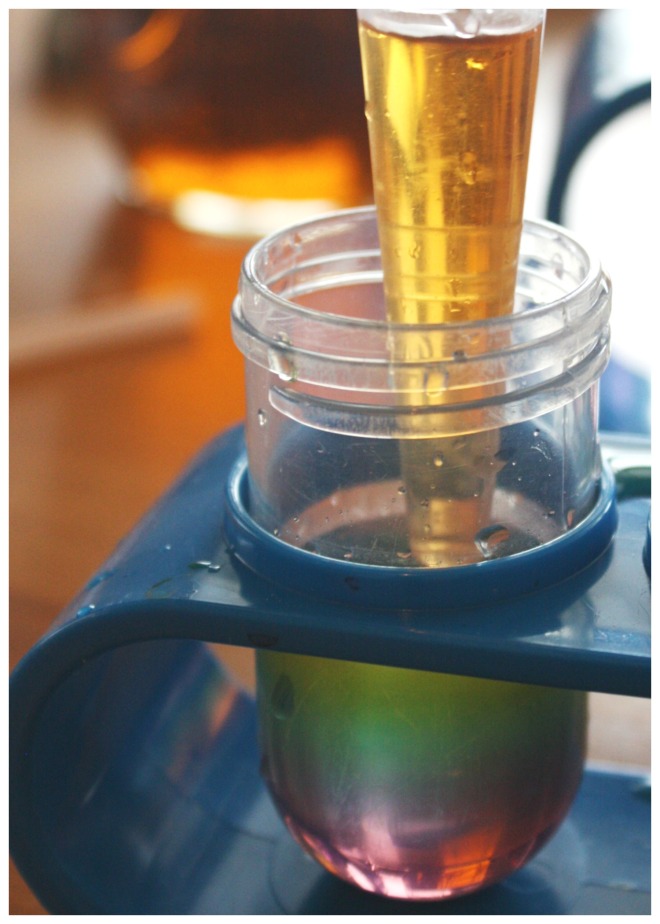Rainbow In A Jar Density Experiment - Little Bins for Little Hands