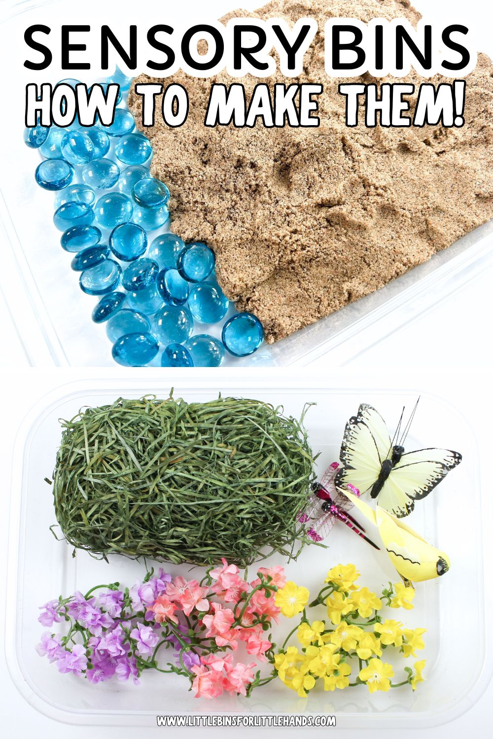 How To Make Sensory Bins - Little Bins for Little Hands