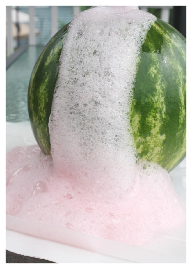 Exploding Watermelon Volcano| Little Bins for Little Hands