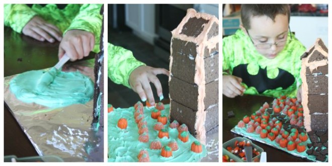Make An Edible Haunted House - Little Bins for Little Hands