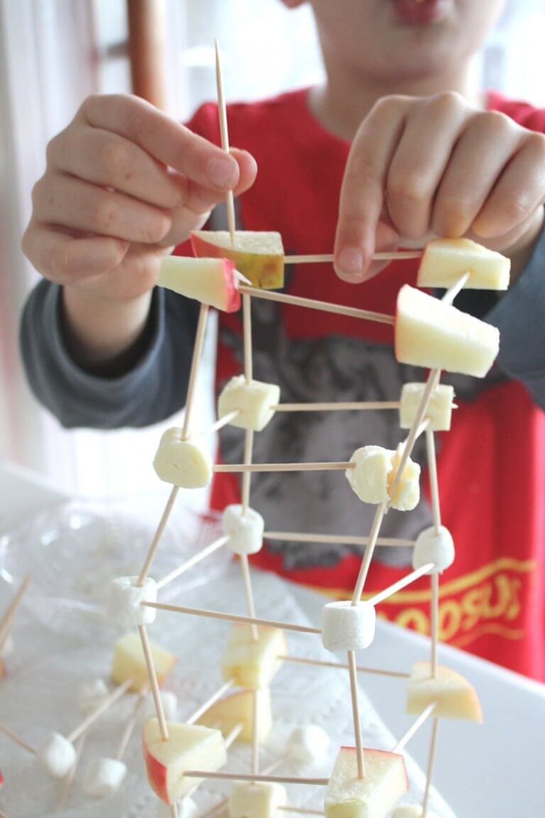 Edible Structures Snack Time Engineering and STEM