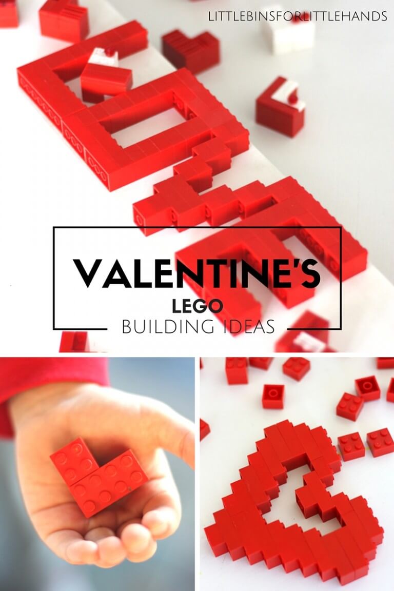 LEGO Valentine Building Ideas - Little Bins for Little Hands