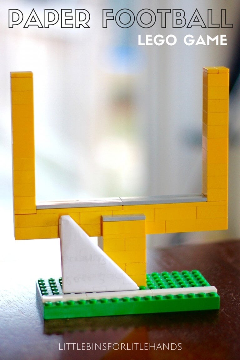 Paper Football Game with LEGO Goal Posts Screen Free