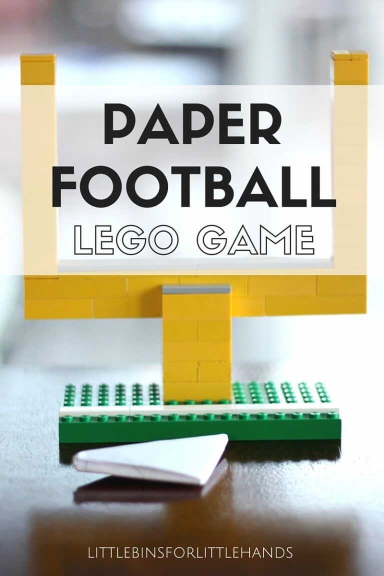 Paper Football Game with LEGO Goal Posts Screen Free