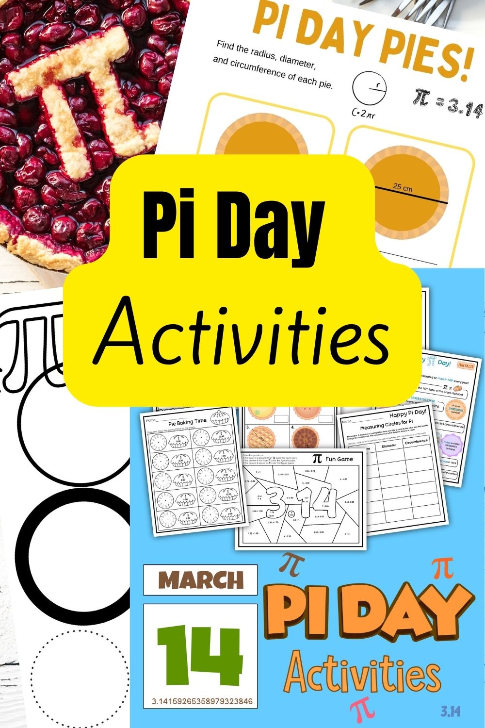 Pi Day Activities for Kids - Little Bins for Little Hands