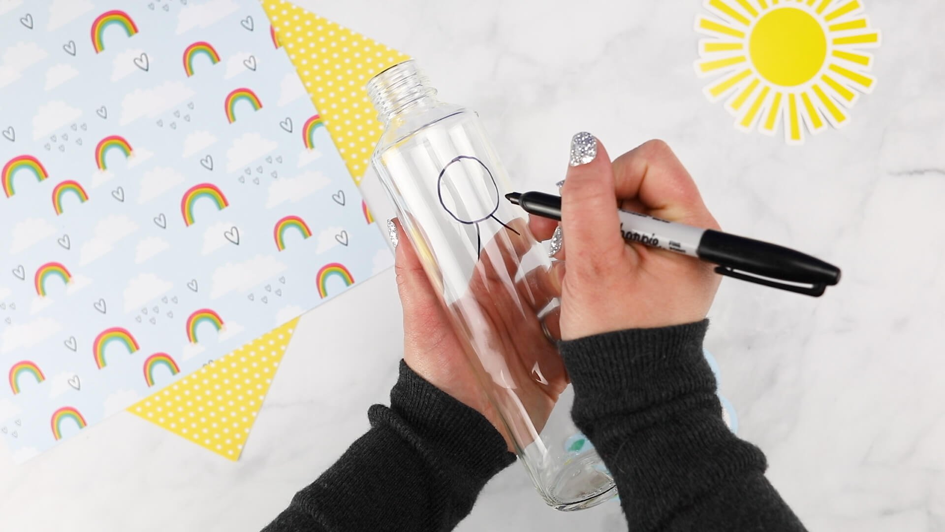 Water Cycle In A Bottle - Little Bins for Little Hands