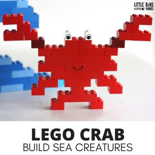 LEGO Sea Animals To Build | Little Bins for Little Hands