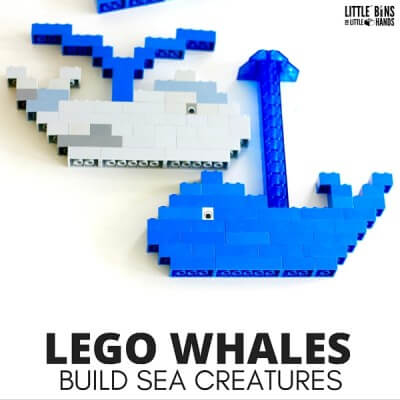 LEGO Sea Animals To Build | Little Bins for Little Hands