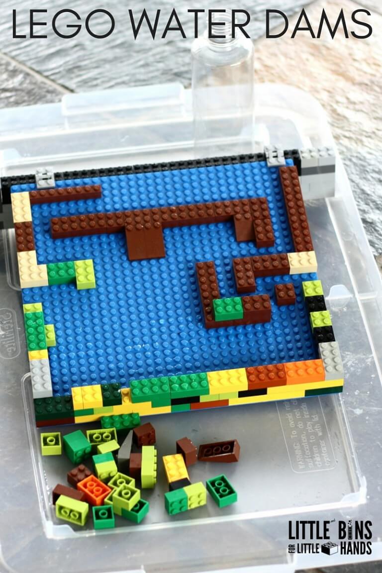 LEGO Water Experiment For Kids - Little Bins for Little Hands