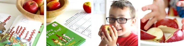 5 Senses Apple Taste Test - Little Bins for Little Hands