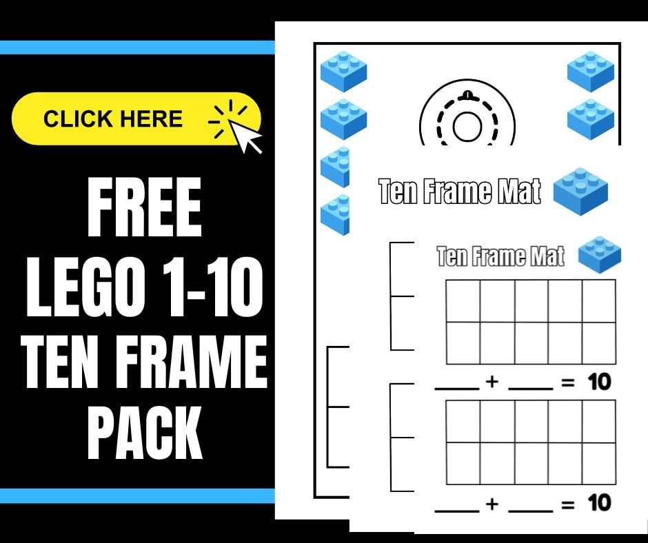 Ten Frame Printable (Free) | Little Bins for Little Hands