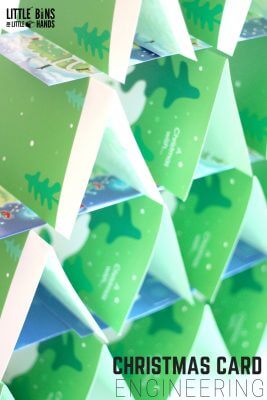 Christmas Card STEM Challenge - Little Bins for Little Hands