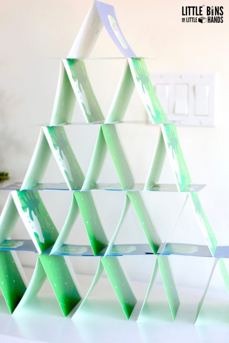 Christmas Card Engineering Activity and STEM Challenge for Kids