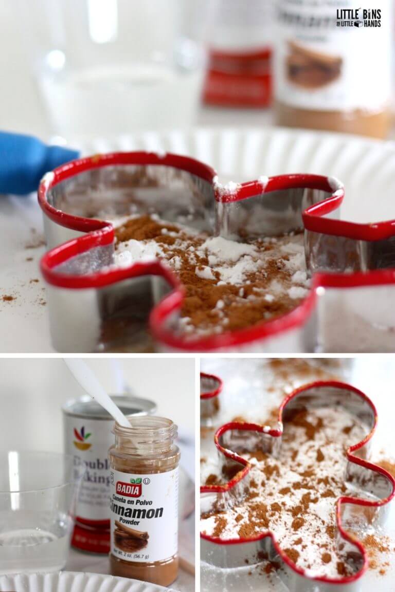 Gingerbread Man Chemistry Experiment - Little Bins for Little Hands