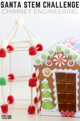 Santa's Chimney STEM Challenge - Little Bins for Little Hands