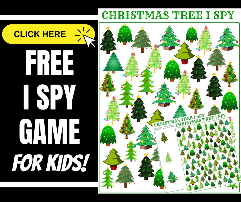 Christmas I Spy Worksheets - Little Bins for Little Hands