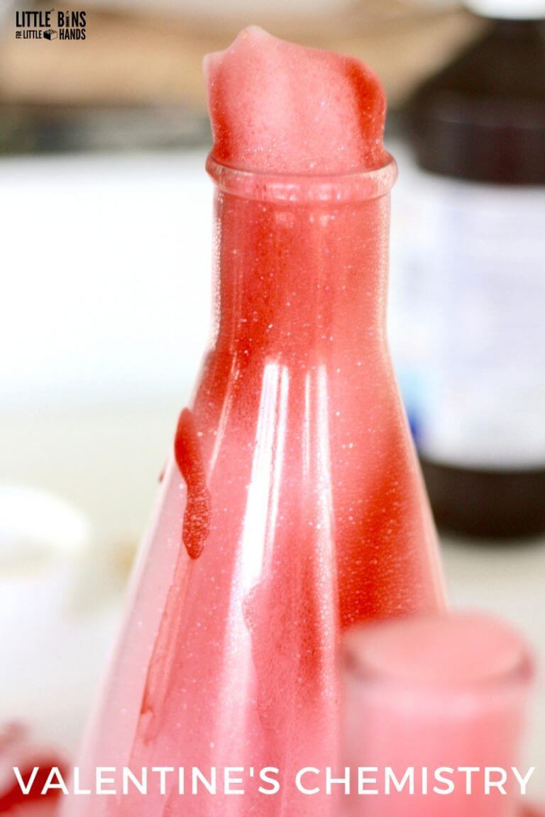 Hydrogen Peroxide and Yeast Experiment - Little Bins for Little Hands