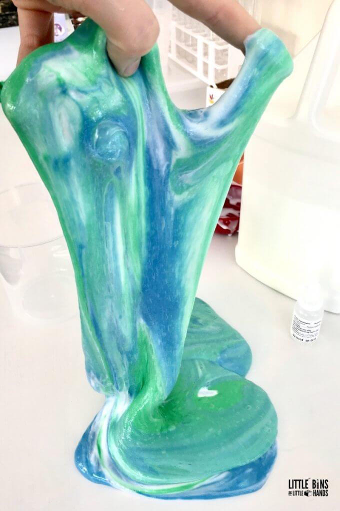 Make Stretchy Slime for Kids With No Borax Powder or Liquid Starch!