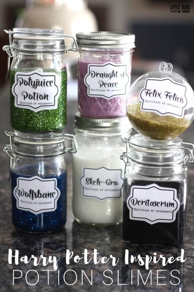 Harry Potter Potion Slime Making Activity For Kids And Parties