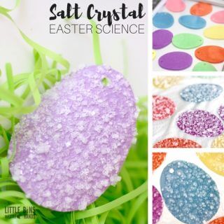 Grow Salt Crystal Leaves For Fall Science - Little Bins for Little Hands
