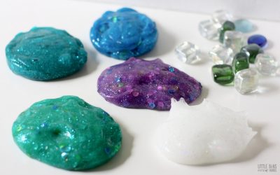 How to Make Mermaid Slime | Little Bins for Little Hands