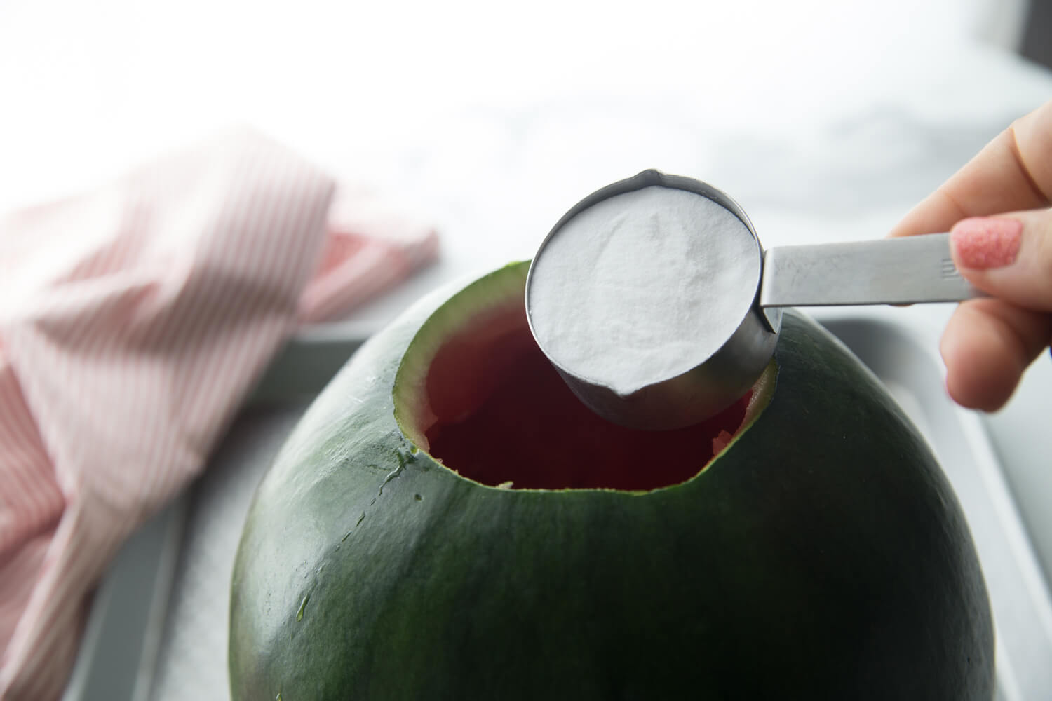 Exploding Watermelon Volcano| Little Bins for Little Hands