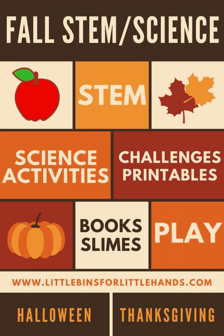 50 Fall STEM Activities Little Bins For Little Hands 50 Fall STEM Activities Little Bins For Little Hands