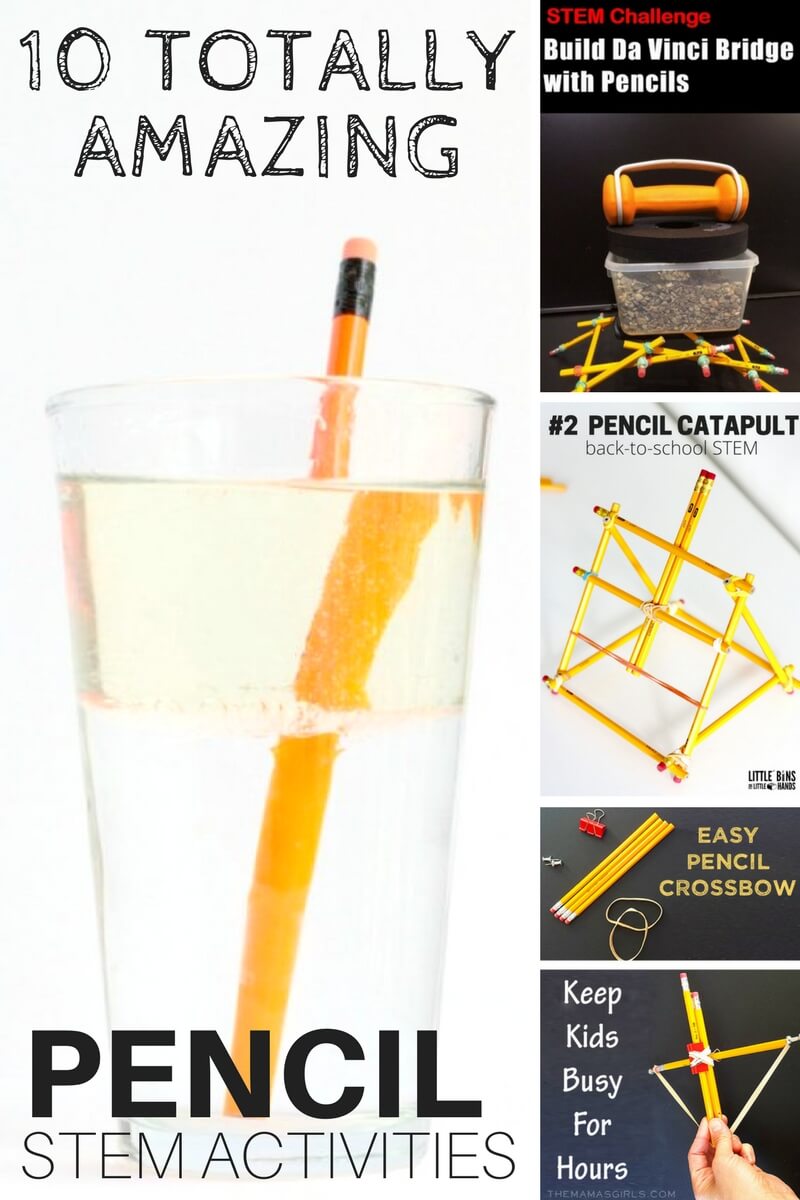 Awesome STEM Pencil Projects - Little Bins for Little Hands
