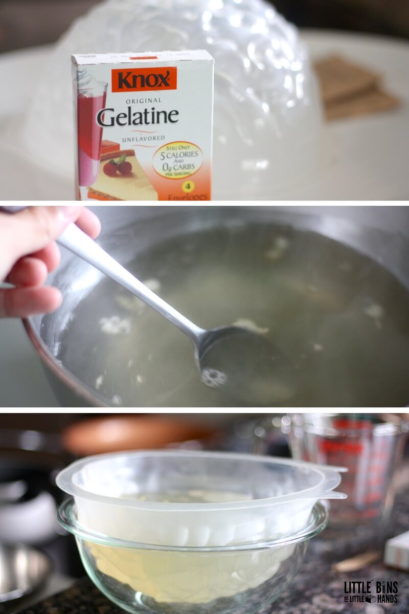 Creepy Halloween Gelatin Experiment - Little Bins for Little Hands