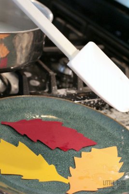 Salt Crystal Leaves Science Experiment - Little Bins for Little Hands