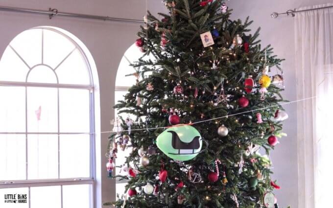 Santa's Balloon Rocket STEM Activity - Little Bins for Little Hands