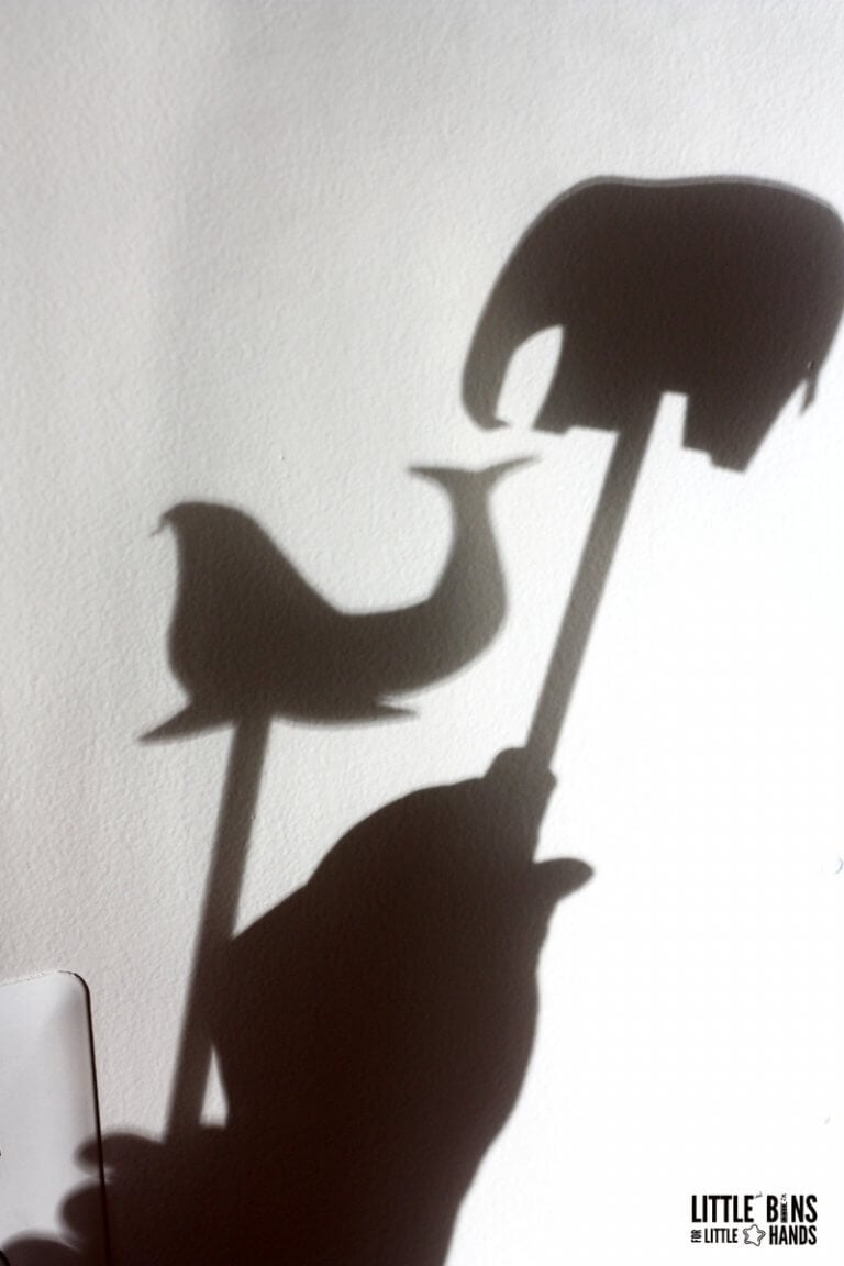 Shadow Puppet Science Activity (Free Printable)