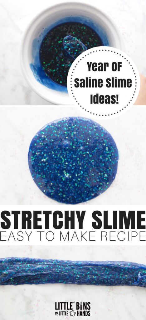 How To Make Slime Stretchy - Little Bins for Little Hands