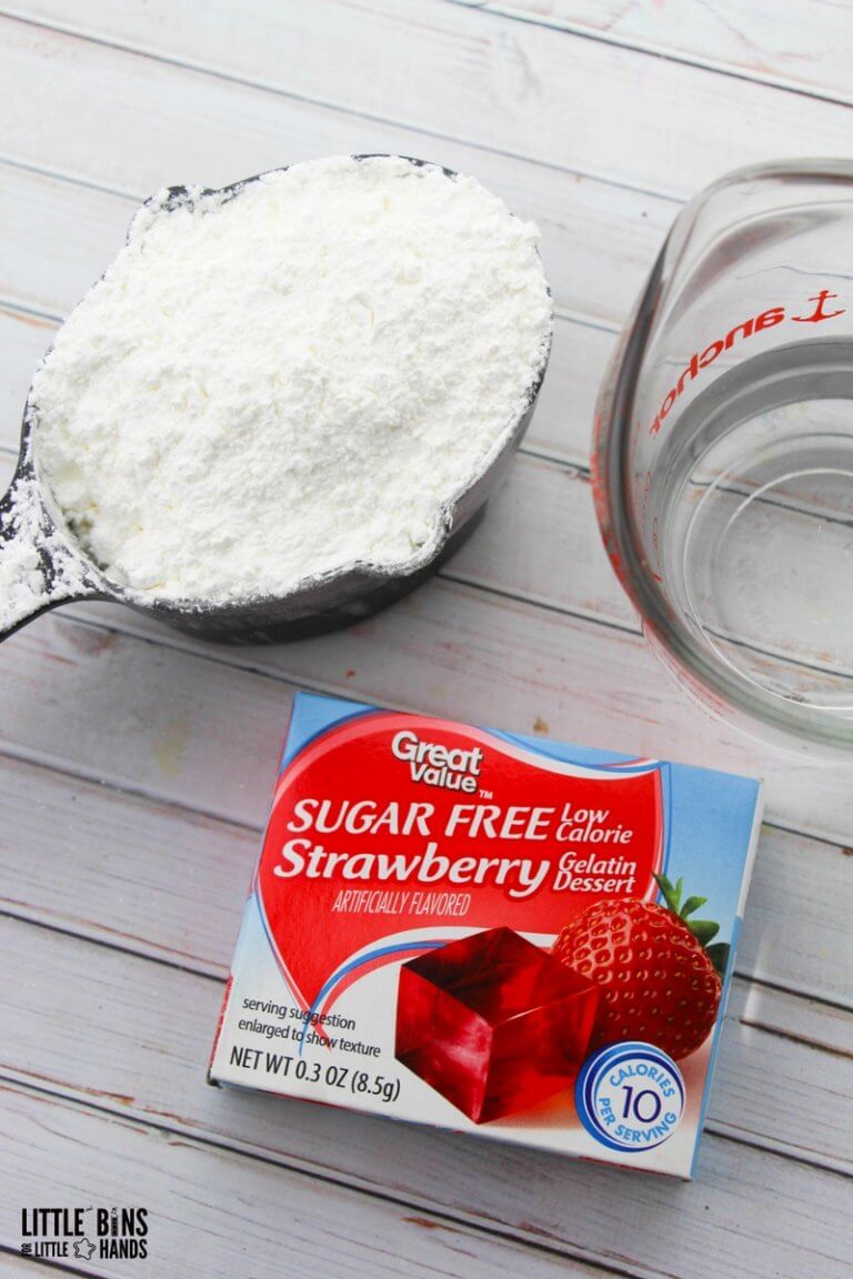 Edible Jello Slime Recipe - Little Bins for Little Hands
