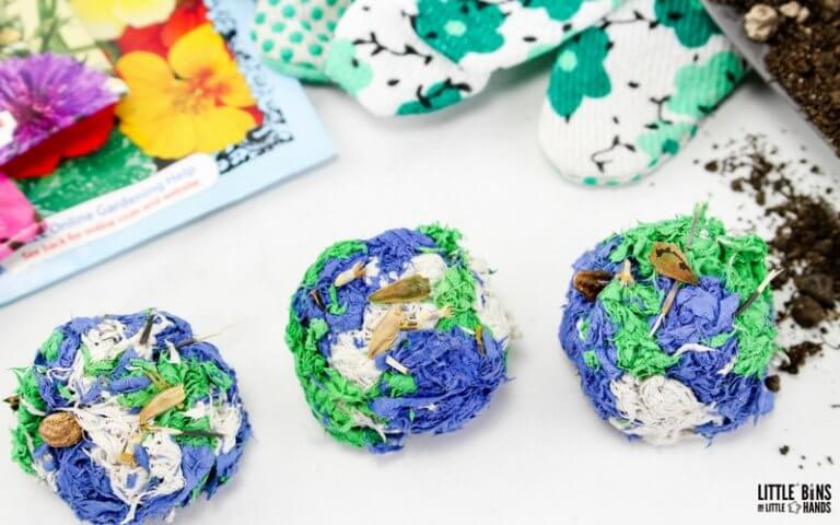 How To Make Seed Bombs - Little Bins for Little Hands