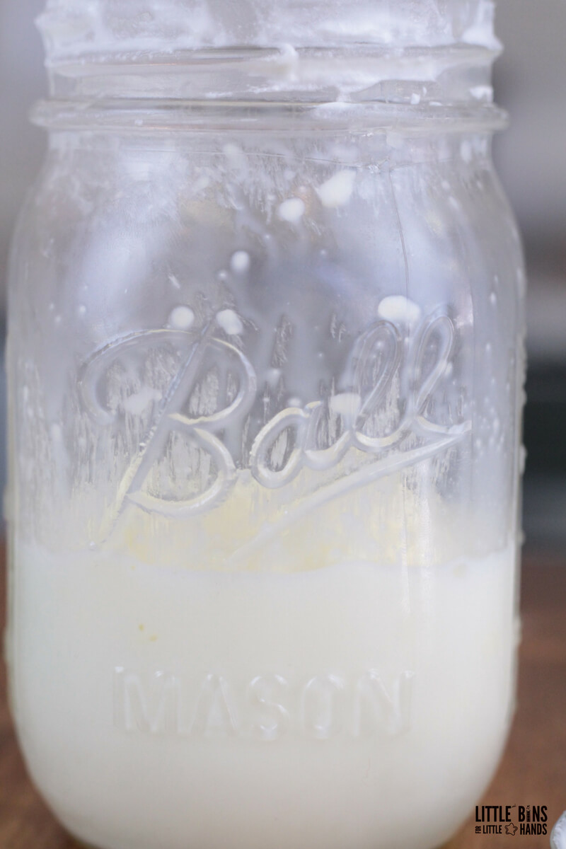 Homemade Butter In A Jar - Little Bins for Little Hands