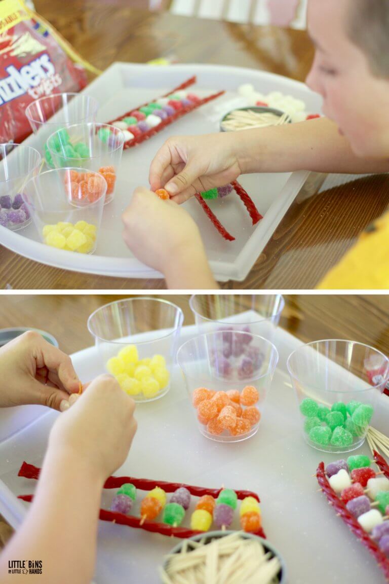 DNA Model Project With Candy - Little Bins for Little Hands