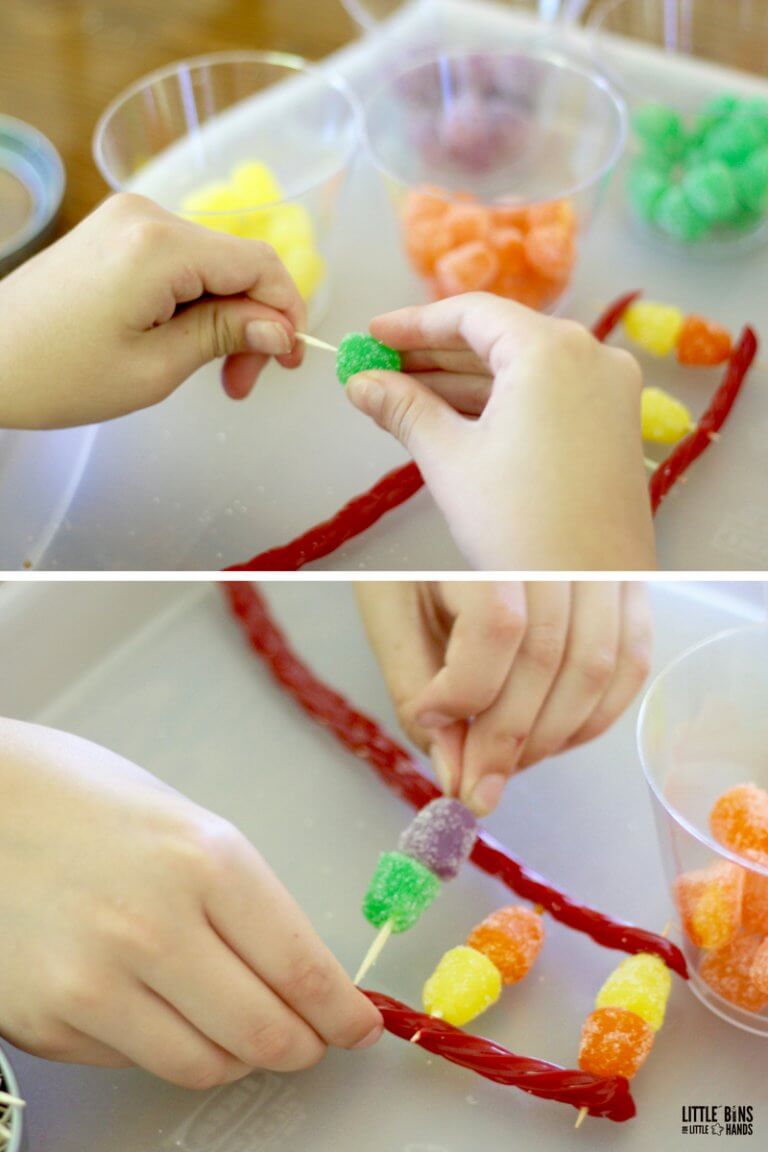 DNA Model Project With Candy - Little Bins for Little Hands