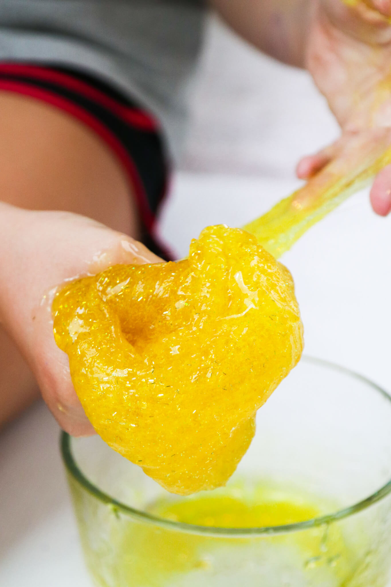 How To Make Slime With 2 Ingredients - Little Bins for Little Hands