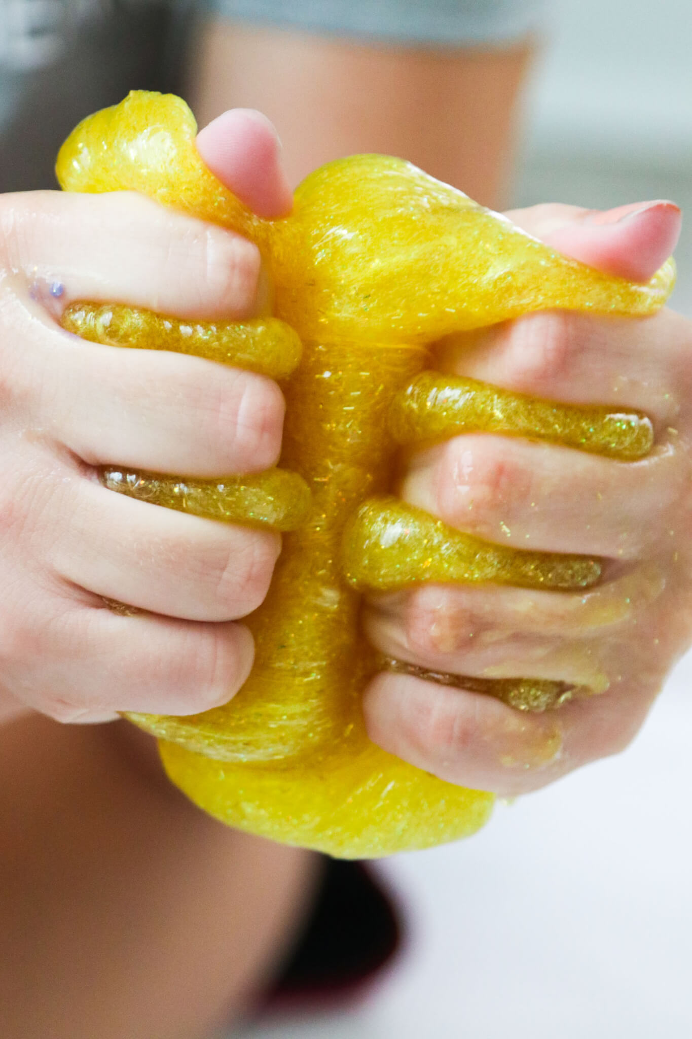 How To Make Slime With 2 Ingredients - Little Bins for Little Hands