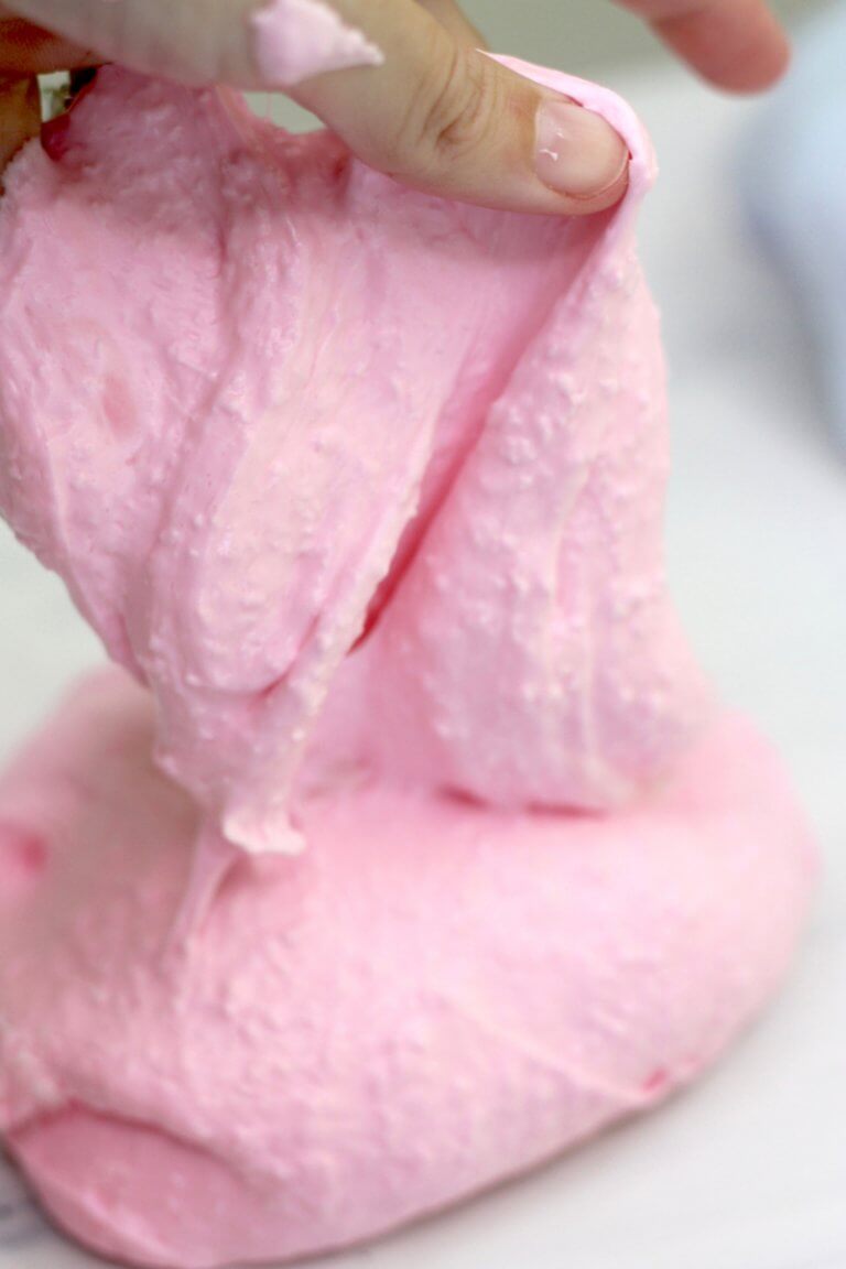 Fluffy Cotton Candy Slime Recipe - Little Bins for Little Hands