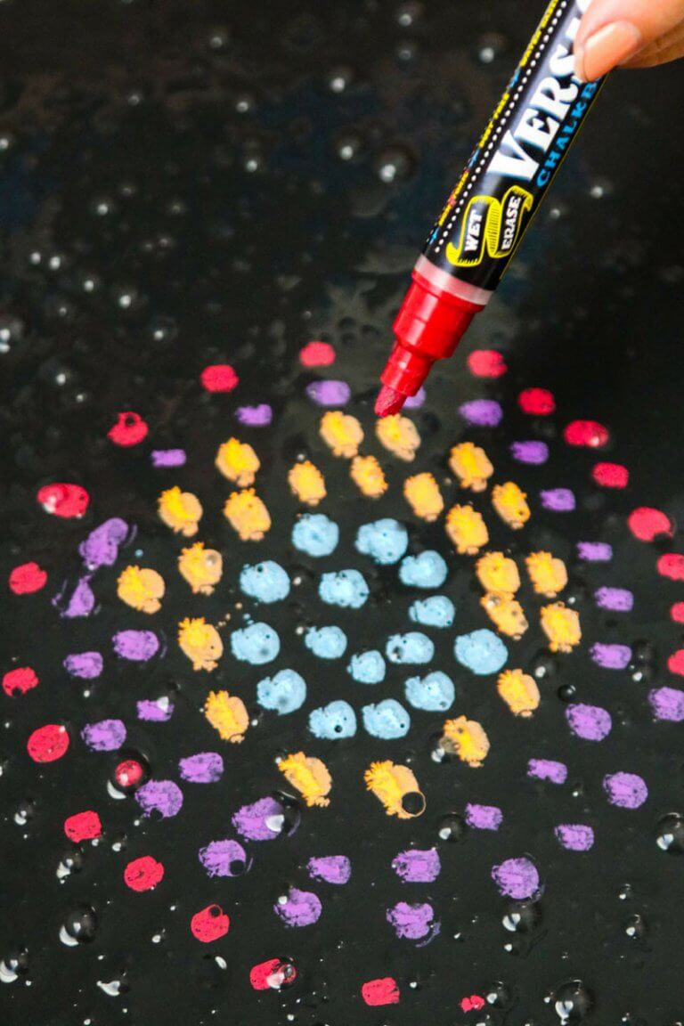 How To Make Chalkboard Slime - Little Bins for Little Hands